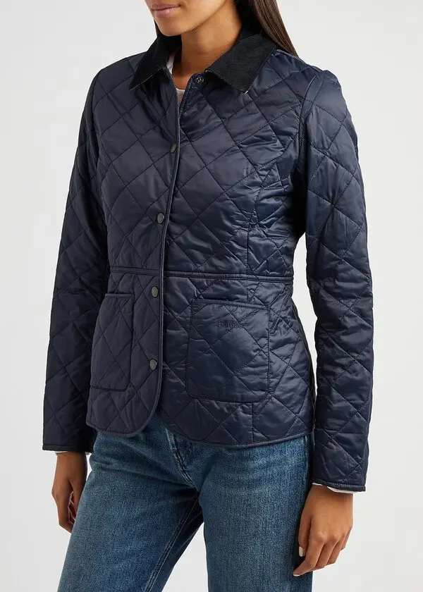 Barbour Deveron Quilted Jacket - Navy
