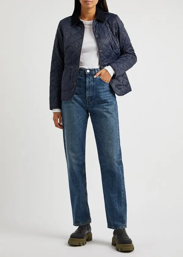 Barbour Deveron Quilted Jacket - Navy