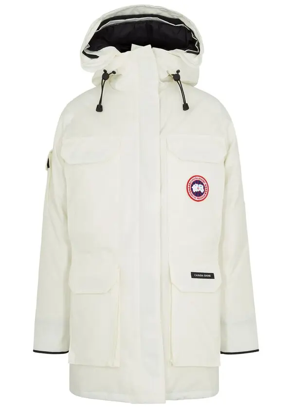 Canada Goose Expedition Hooded Arctic-tech Parka - White