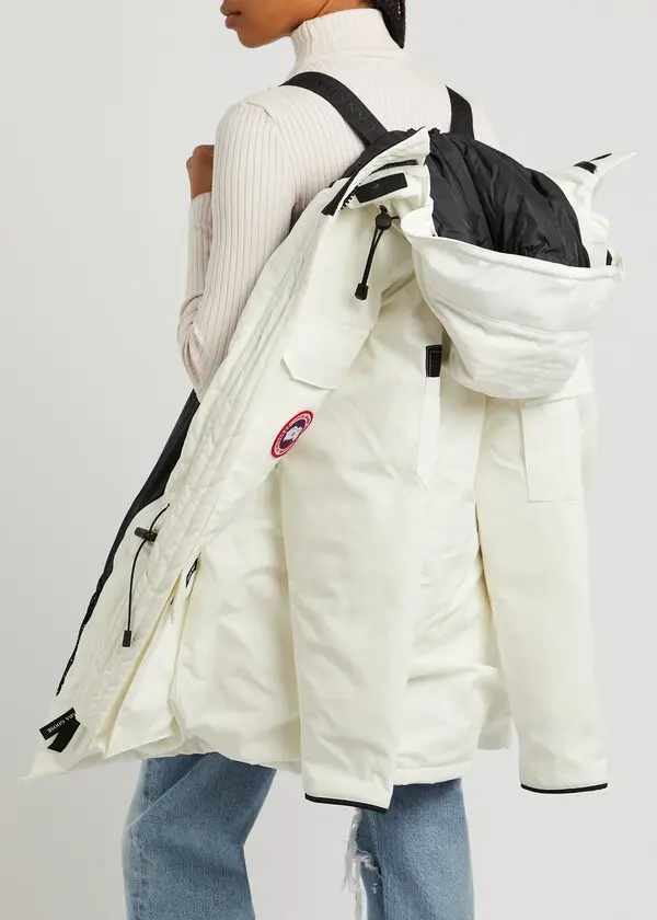 Canada Goose Expedition Hooded Arctic-tech Parka - White