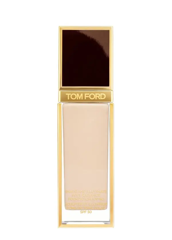 TOM FORD Shade And Illuminate Soft Radiance Foundation Spf 50, Cream, Radiant Glow, Hydrating Formula, Youthful Complexion - 1.5 Cream