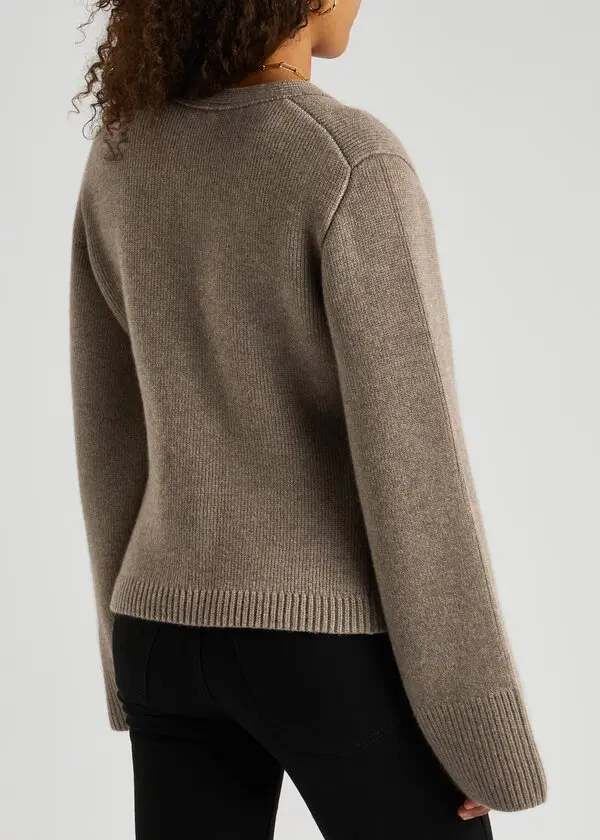Khaite Scarlet Cashmere Cardigan
