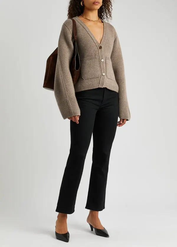 Khaite Scarlet Cashmere Cardigan