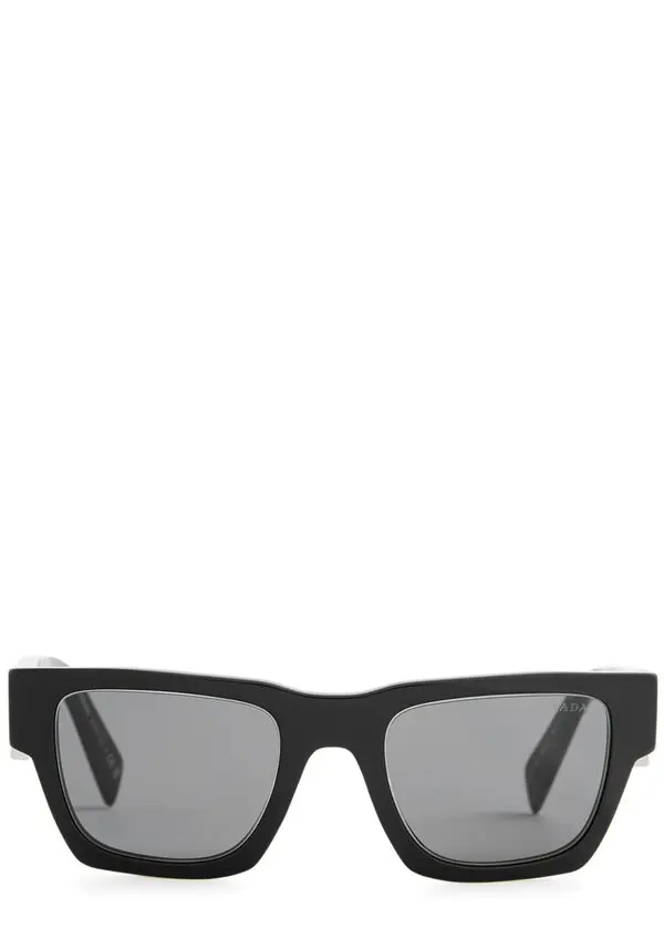 Prada Square-frame Sunglasses - Black