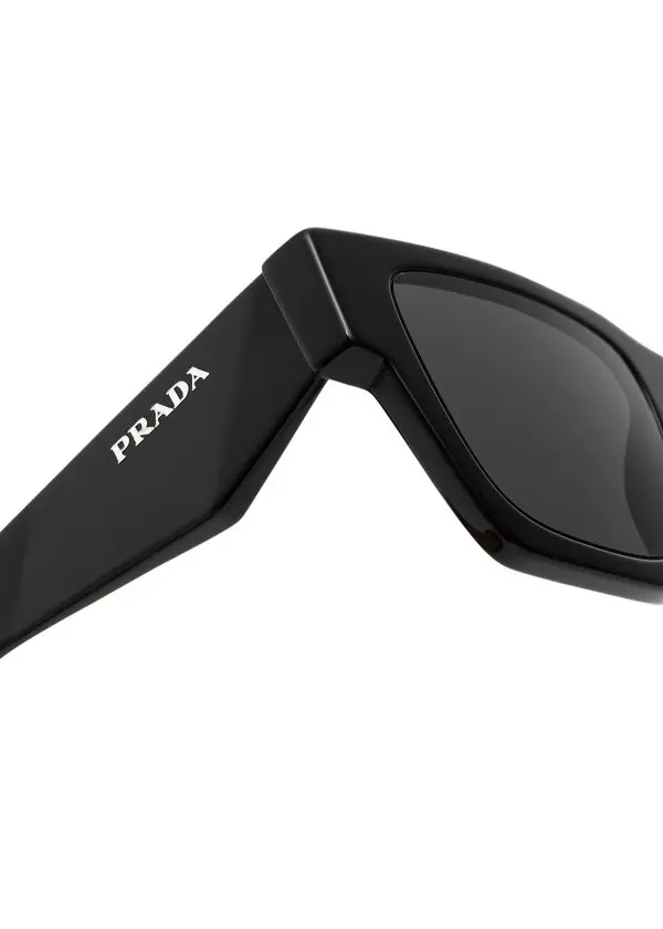 Prada Square-frame Sunglasses - Black