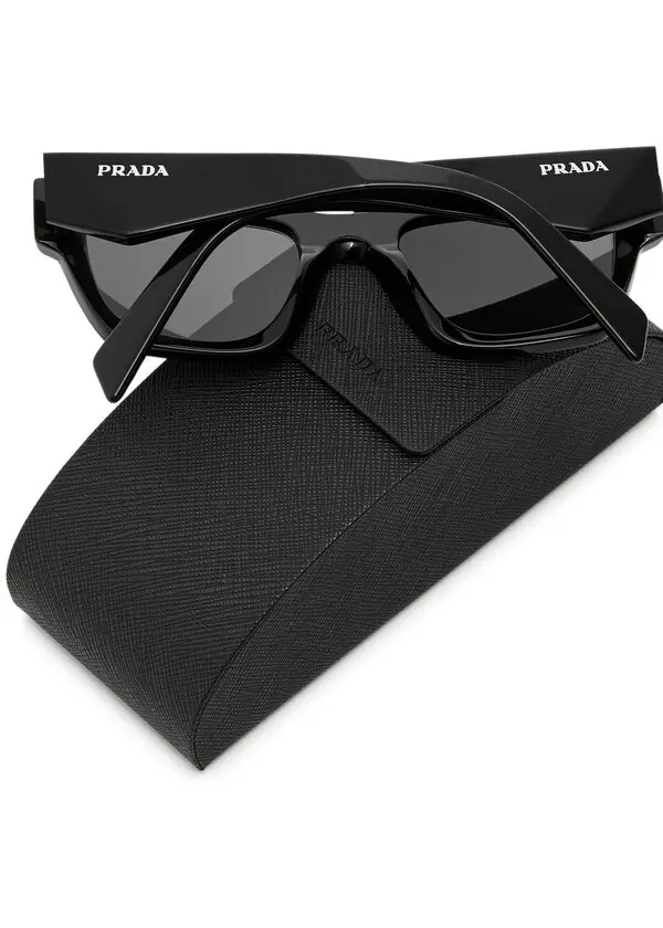 Prada Square-frame Sunglasses - Black