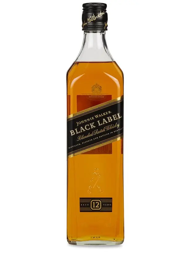 JOHNNIE WALKER WHISKY Black Label Scotch Whisky, Whisky, 12 Year Old - N/a