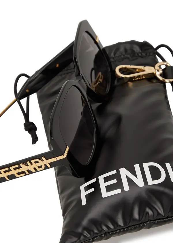 Fendi Graphy Square-frame Sunglasses