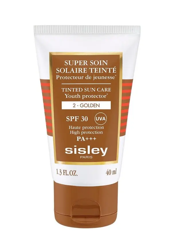 Sisley Tinted Facial Suncare Spf30 Suncare, Golden, Youth Protector, Moisturising Formula, Shea Butter Oil, Camellia Oil And Mango Extract - 2 Golden