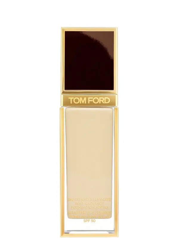 TOM FORD Shade And Illuminate Soft Radiance Foundation Spf 50, Bone, Buildable Coverage, Seamless Finish, Natural Look - 1.4 Bone