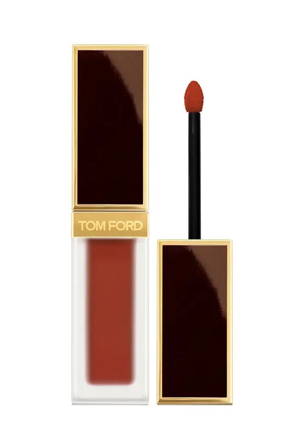 TOM FORD Liquid Lip Luxe Matte, Lipstick, Smitten, Long-lasting, Transfer-resistant, Black Rose Oil, Seaweed Extracts, Blur Look Of Fine Lines - 122 Smitten