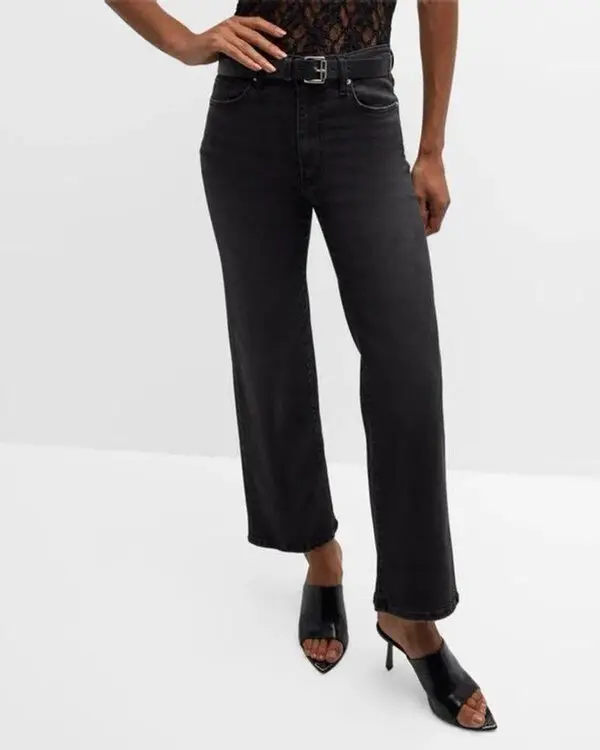 FRAME Le Sleek Straight Jeans - Meteor
