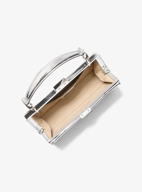 Michael Kors Gwyneth Specchio Leather Top-handle Bag