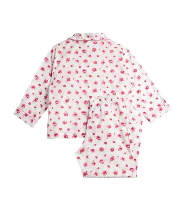 Trotters Cotton Rosa Print Pyjamas