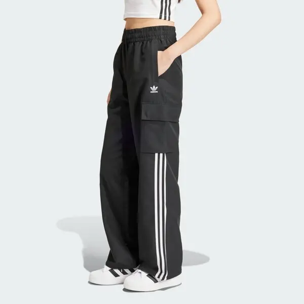 パンツ adidas - Adicolor 3-Stripes Cargo Pants Adidas Adicolor 3-Stripes Cargo Pants In Black - 20% Off