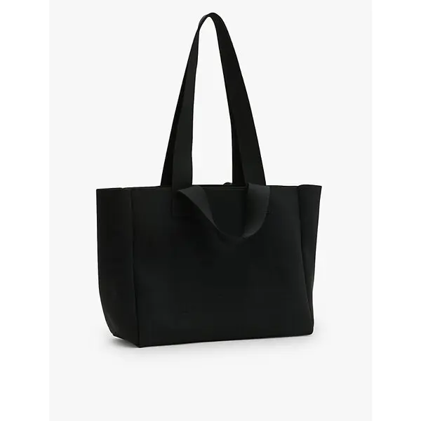 ALLSAINTS Izzy Logo-jacquard Tote - Black