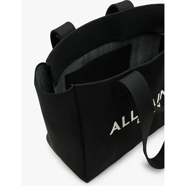 ALLSAINTS Izzy Logo-jacquard Tote - Black
