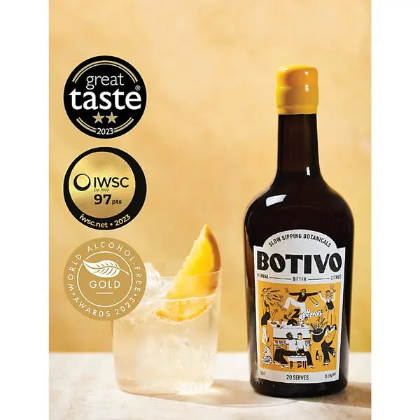 BOTIVO Alcohol-free Herbal Bitter Citrus Aperitif