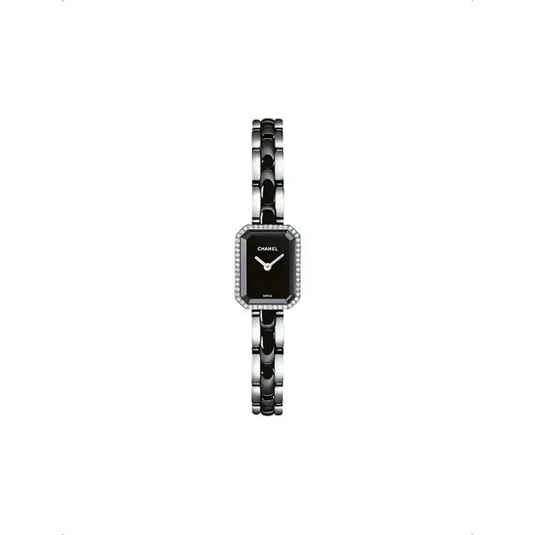 Chanel Première Ceramic Steel Diamond Quartz Watch - One-color