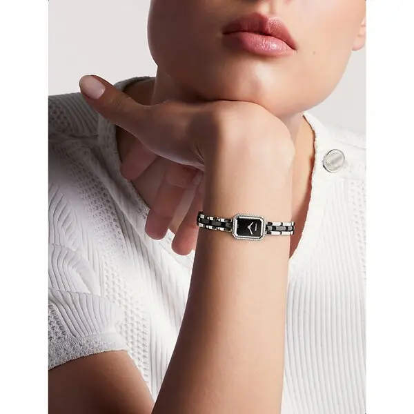 Chanel Première Ceramic Steel Diamond Quartz Watch