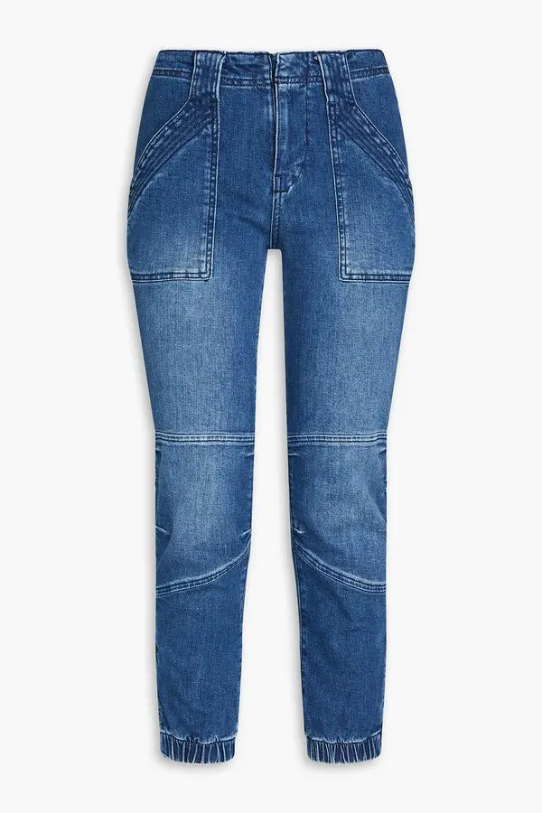 FRAME Cropped Slim-leg Mid-rise Jeans