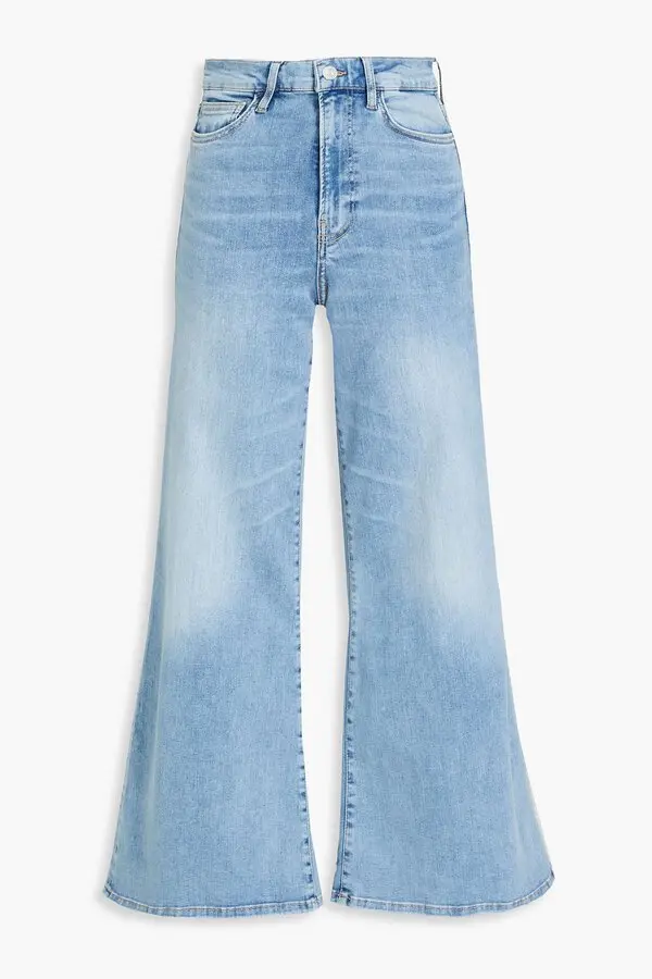 FRAME Le Palazzo Crop High-rise Wide-leg Jeans