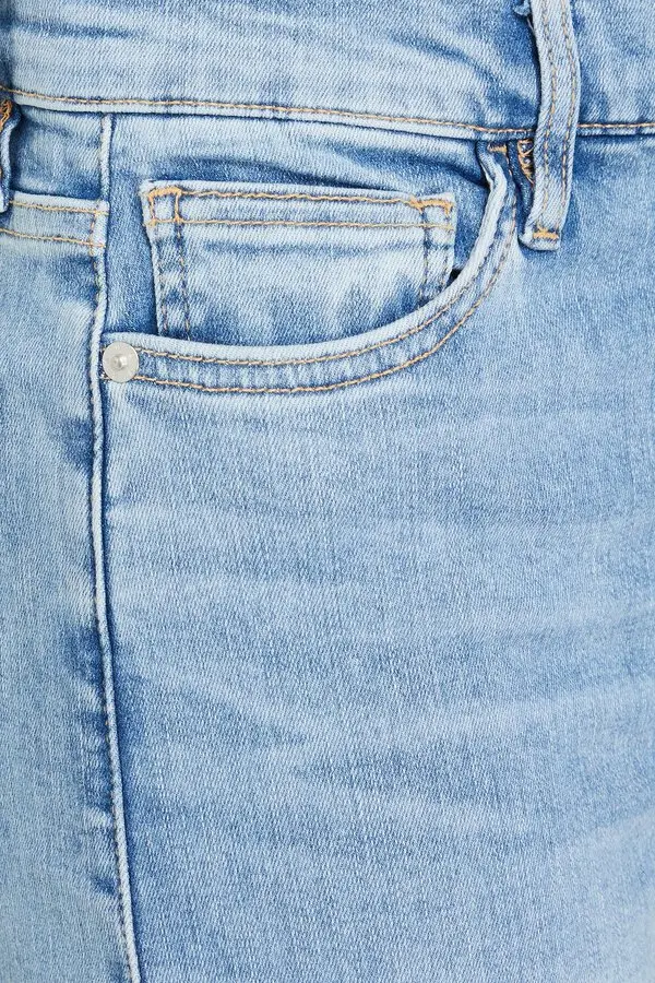 FRAME Le Palazzo Crop High-rise Wide-leg Jeans