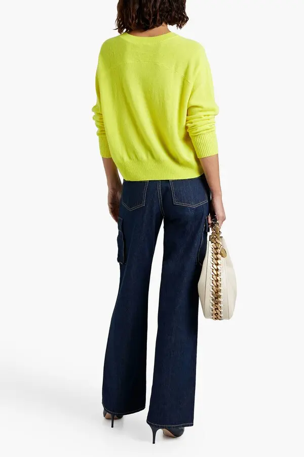 SLVRLAKE Grace High-rise Wide-leg Cargo Jeans