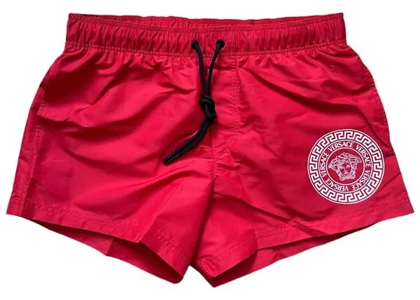 Versace Medusa Swim Shorts - Red