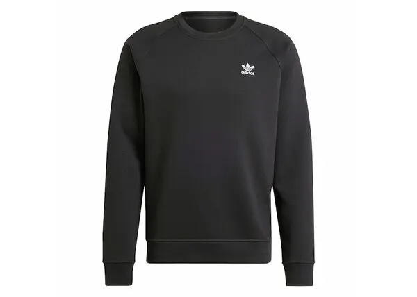 Adidas Trefoil Essentials Crew Sweatshirt - Black
