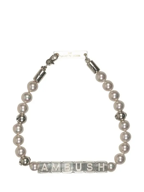 AMBUSH Pearl Bracelet - Silver