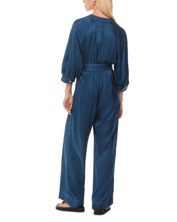 Whistles Mabel Topstitched Jumpsuit