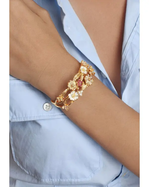 ANABEL ARAM Wildflower Bangle Bracelet