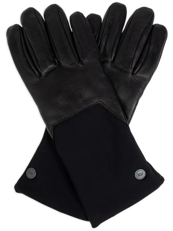 Canada Goose Mixed Media Gloves - Black