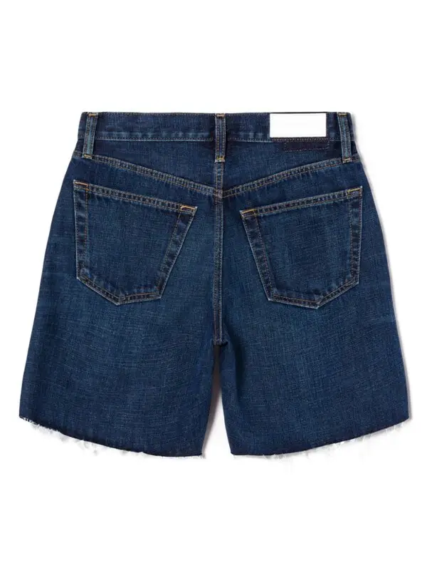 RE/DONE Raw-cut Denim Shorts