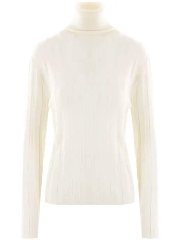 ALLUDE Ribbed-knit Jumper