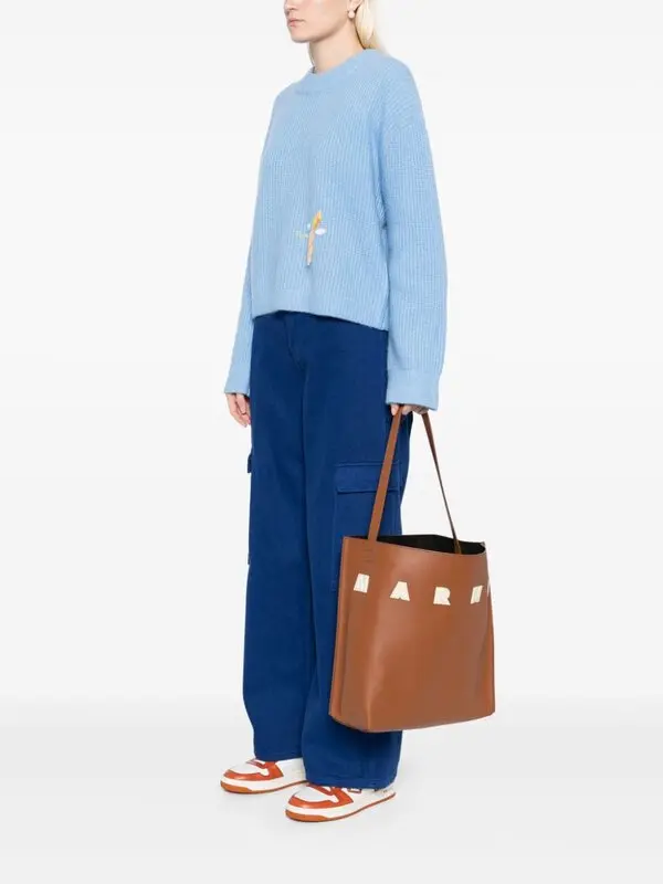 Marni Leather Tote Bag