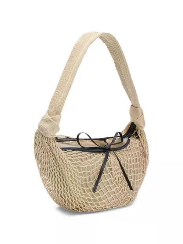 LEMAIRE Fortune Croissant Filt Bag - Neutrals