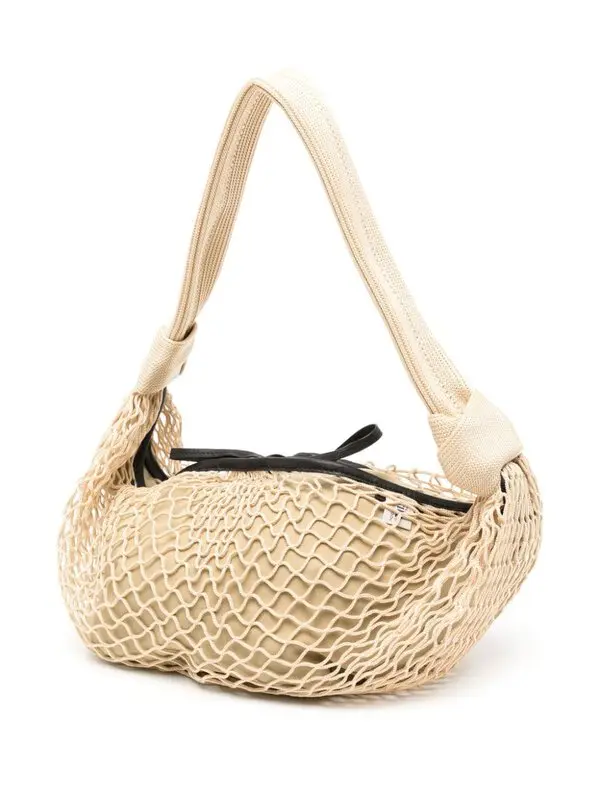 LEMAIRE Fortune Croissant Filt Bag - Neutrals