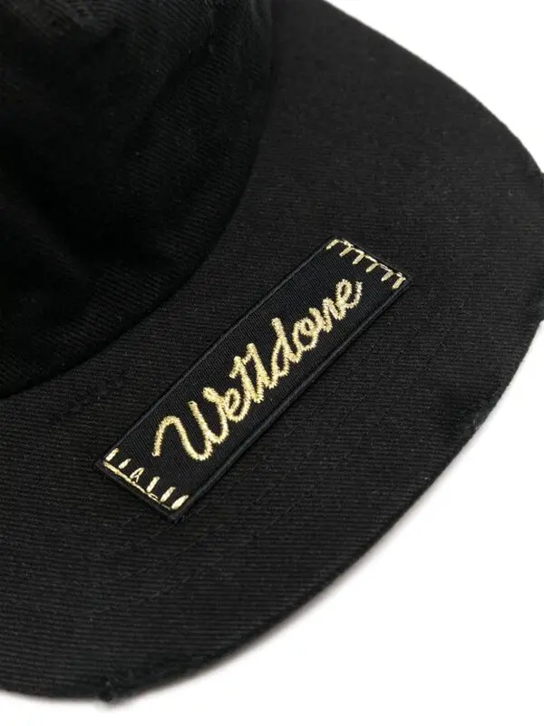 We11Done Logo-patched Baseball Cap - Black