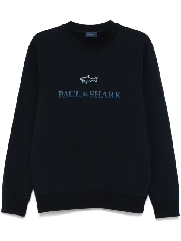 Paul & Shark Flocked-logo Sweater