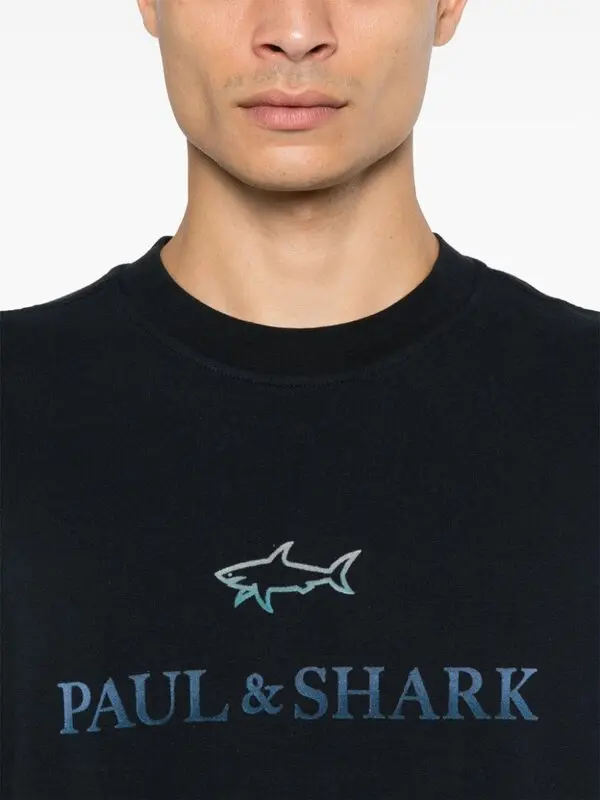 Paul & Shark Flocked-logo Sweater