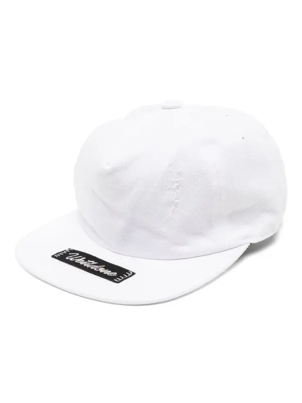 We11Done Logo-patched Baseball Cap - White