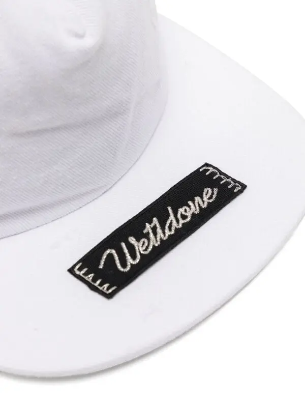We11Done Logo-patched Baseball Cap - White