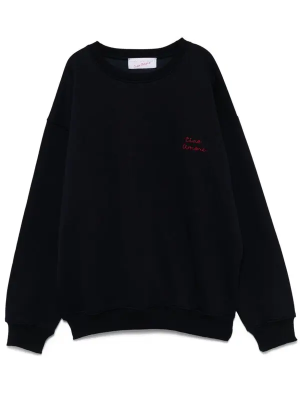 Giada Benincasa Slogan-embroidered Sweatshirt