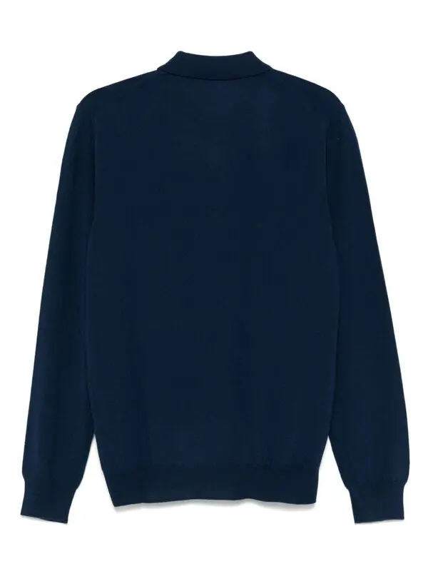 Corneliani Virgin Wool Polo Sweater