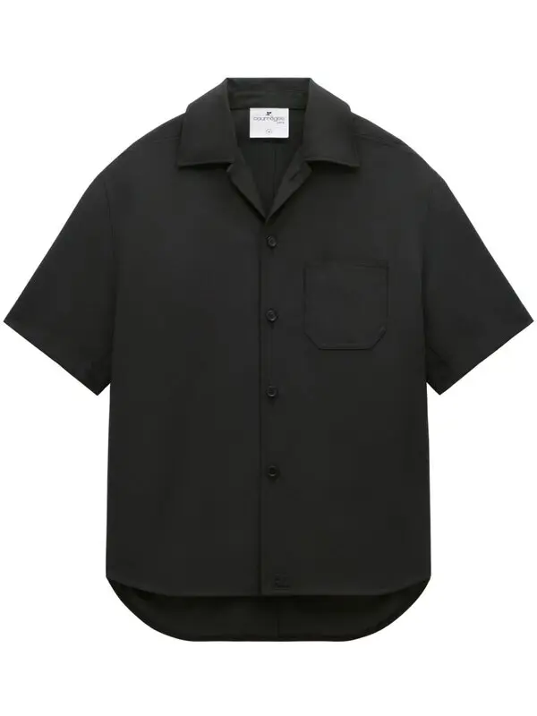 COURREGES Skater Retro Shirt - Black