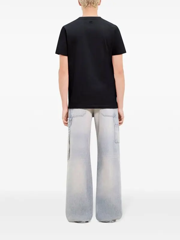 COURREGES Ac Straight T-shirt - Black