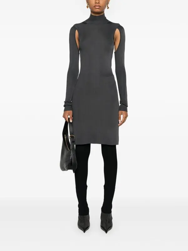 Helmut Lang Air Midi Dress - Grey