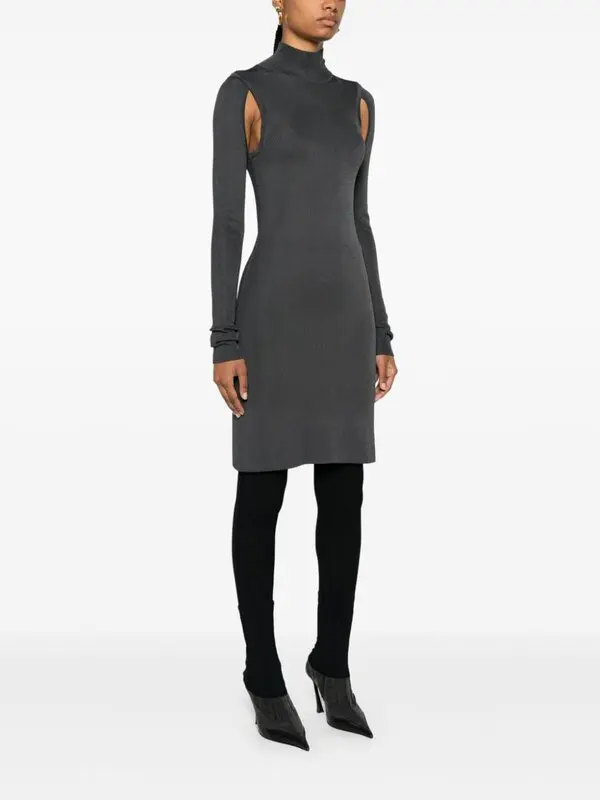 Helmut Lang Air Midi Dress - Grey